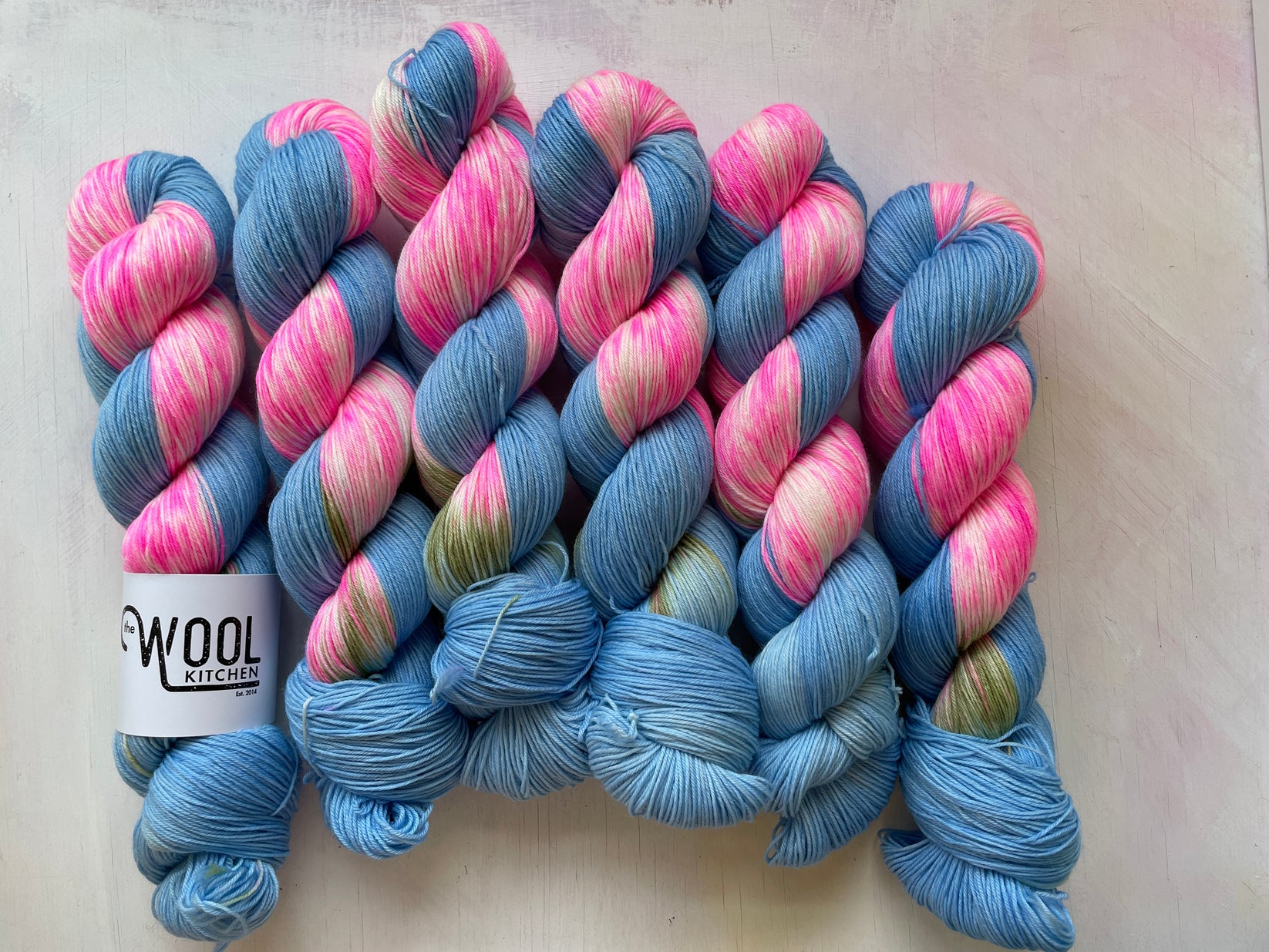 Cherry Blossom Long Zip | Assigned Pooling Yarn | 4ply Merino Sock ...