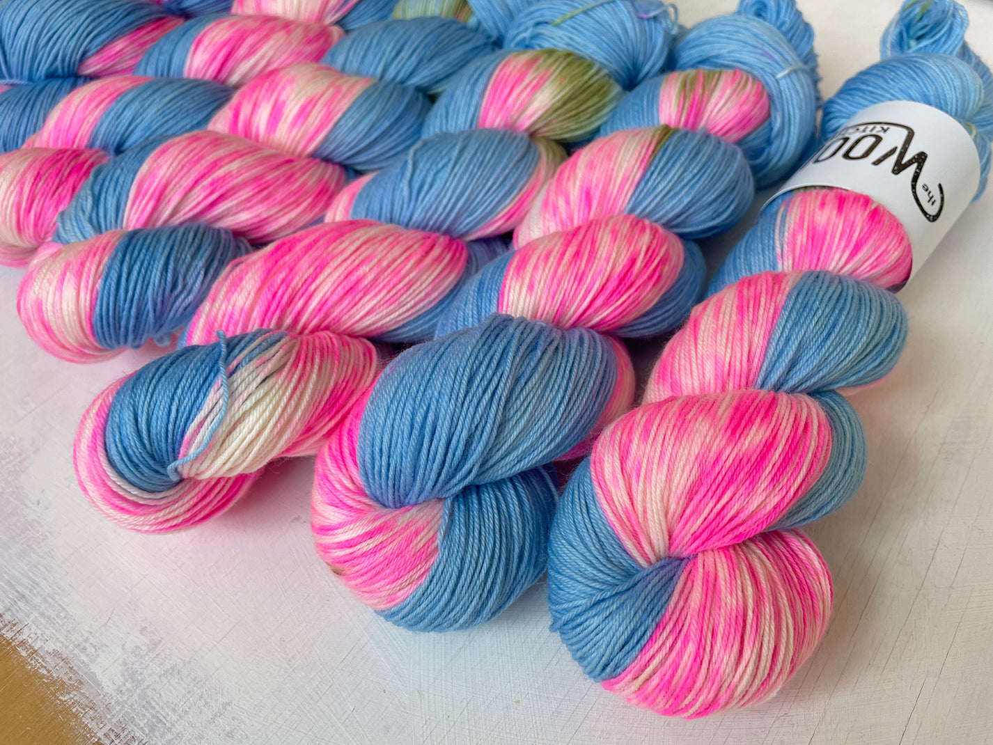 Cherry Blossom Long Zip | Assigned Pooling Yarn | 4ply Merino Sock ...