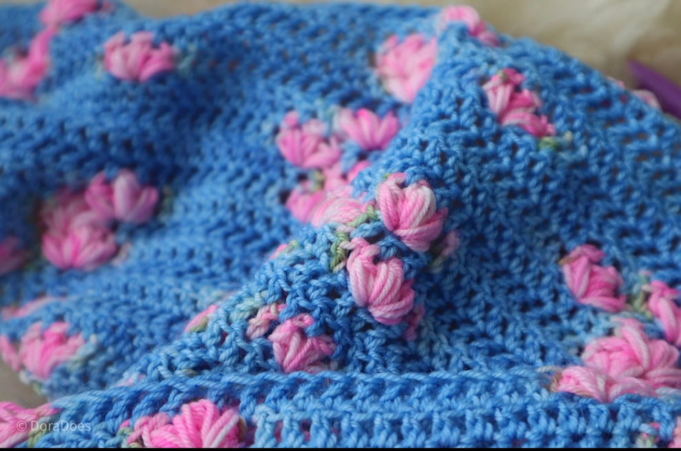 Cherry Blossom Long Zip | Assigned Pooling Yarn | 4ply Merino Sock ...